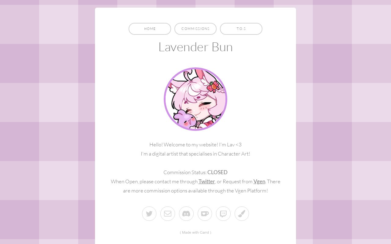 Lavender Bun Commissions
